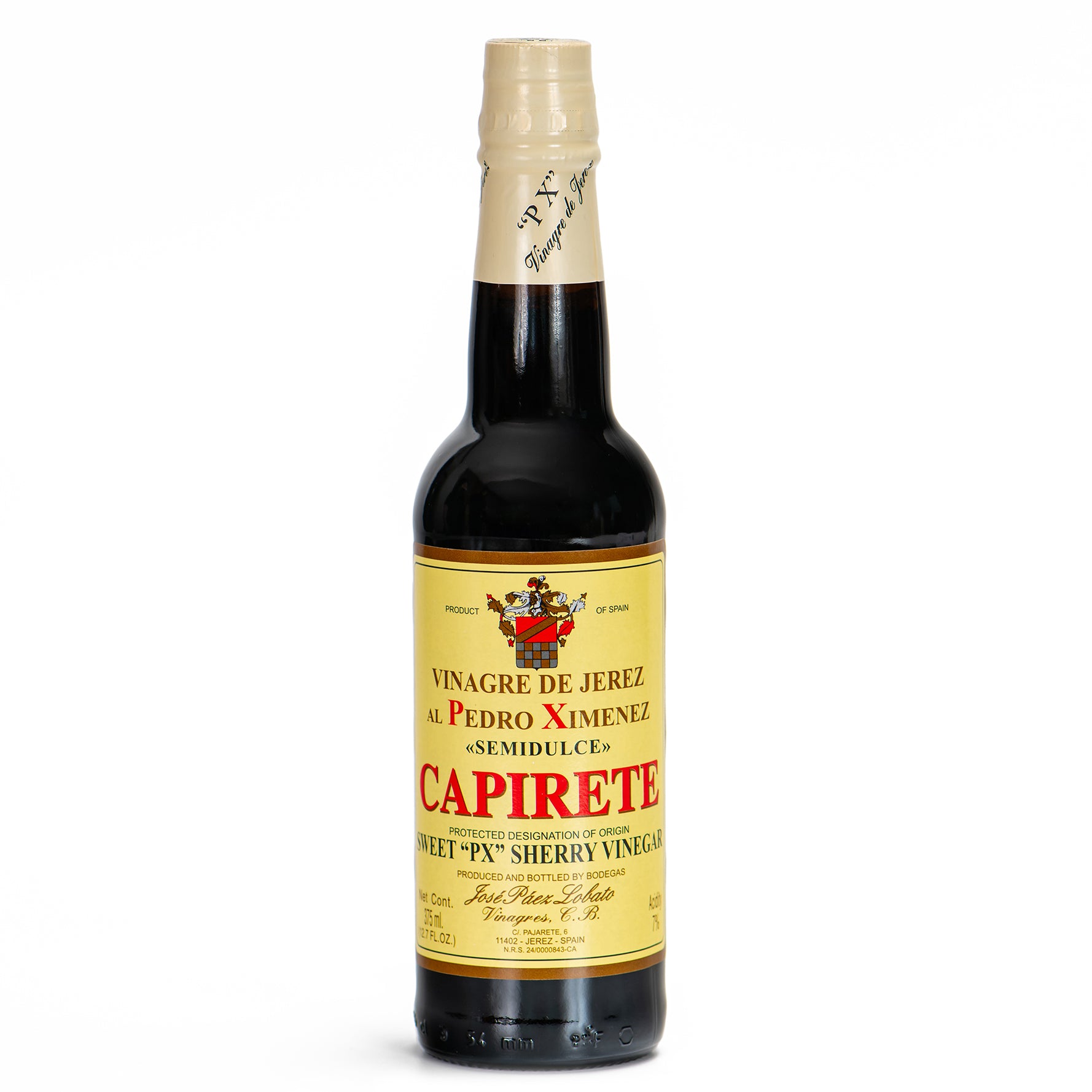 Capirete - Sweet Pedro Ximénez Sherry Vinegar - Bayfare Social ...